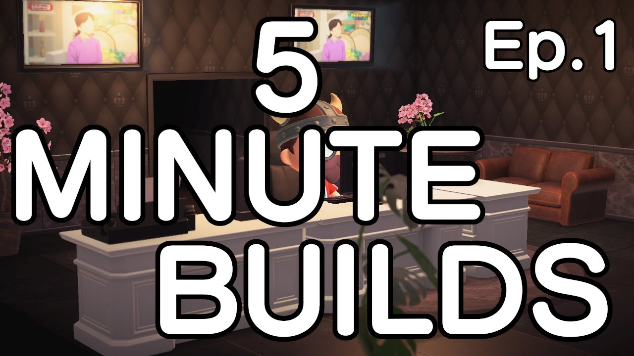 Designing a room in just 5 minutes? Quick Builds Ep.1! Animal Crossing ...