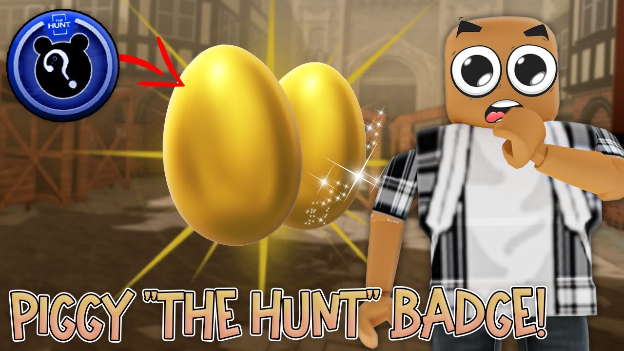 How To EASILY Get The Hunt BADGE In Piggy! (Roblox The Hunt) 🐷🥚 - YouTube