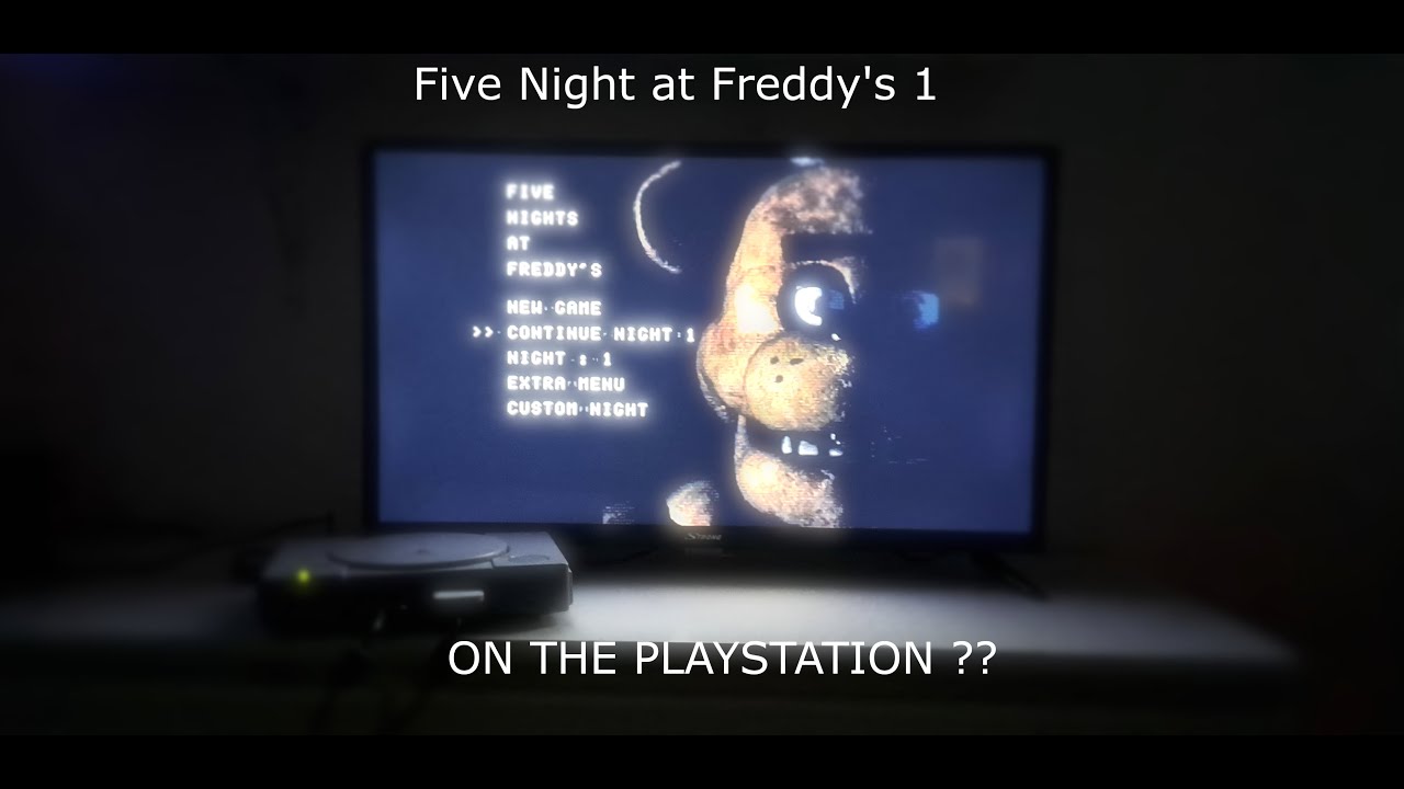 FNAF on the PLAYSTATION ?! - YouTube