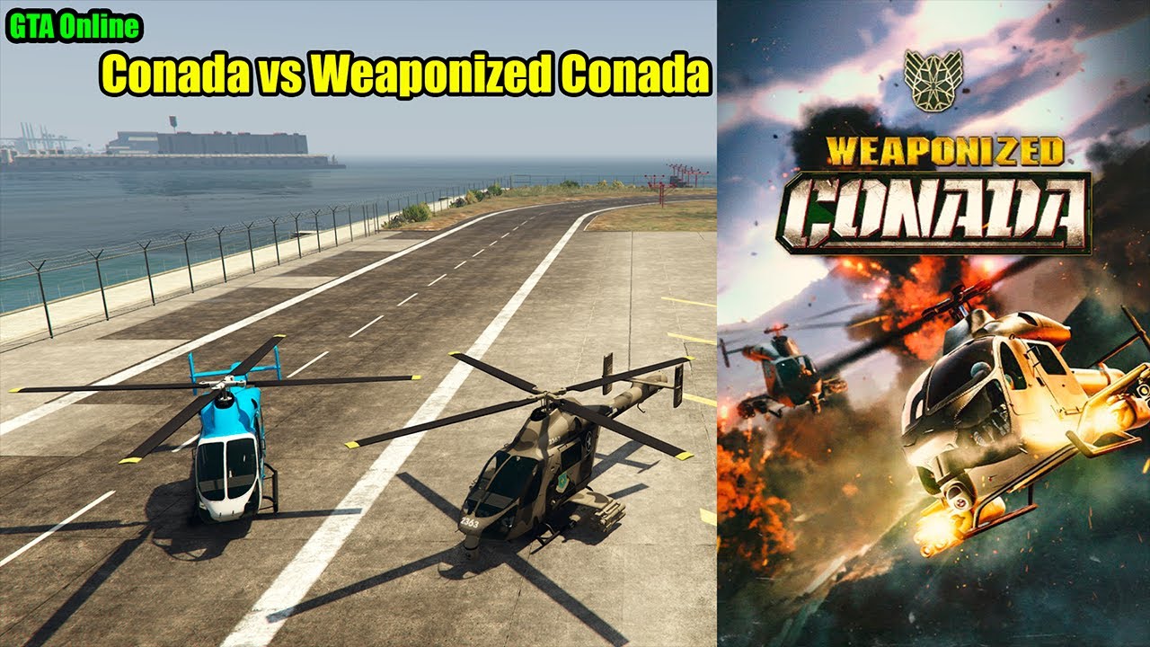 GTA Online Conada vs Weaponized Conada - YouTube