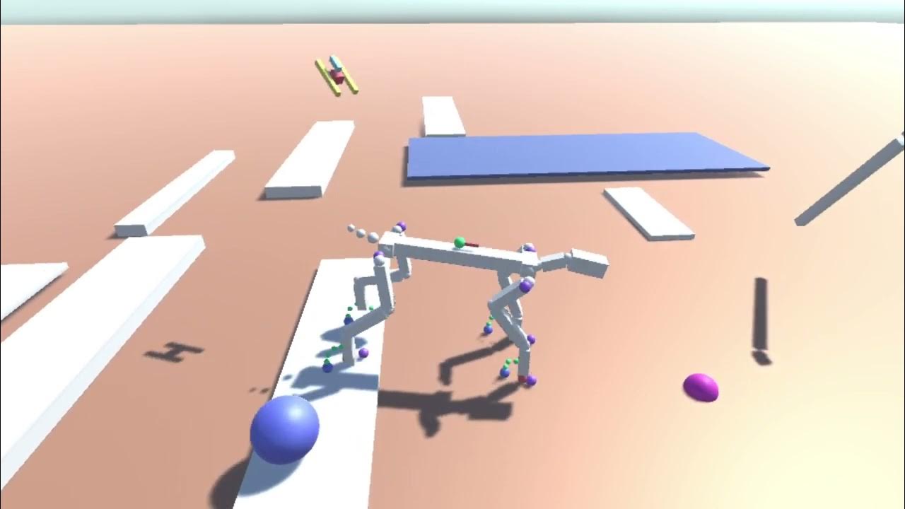 Unity Articulation Body dog simulation Test 04 - YouTube