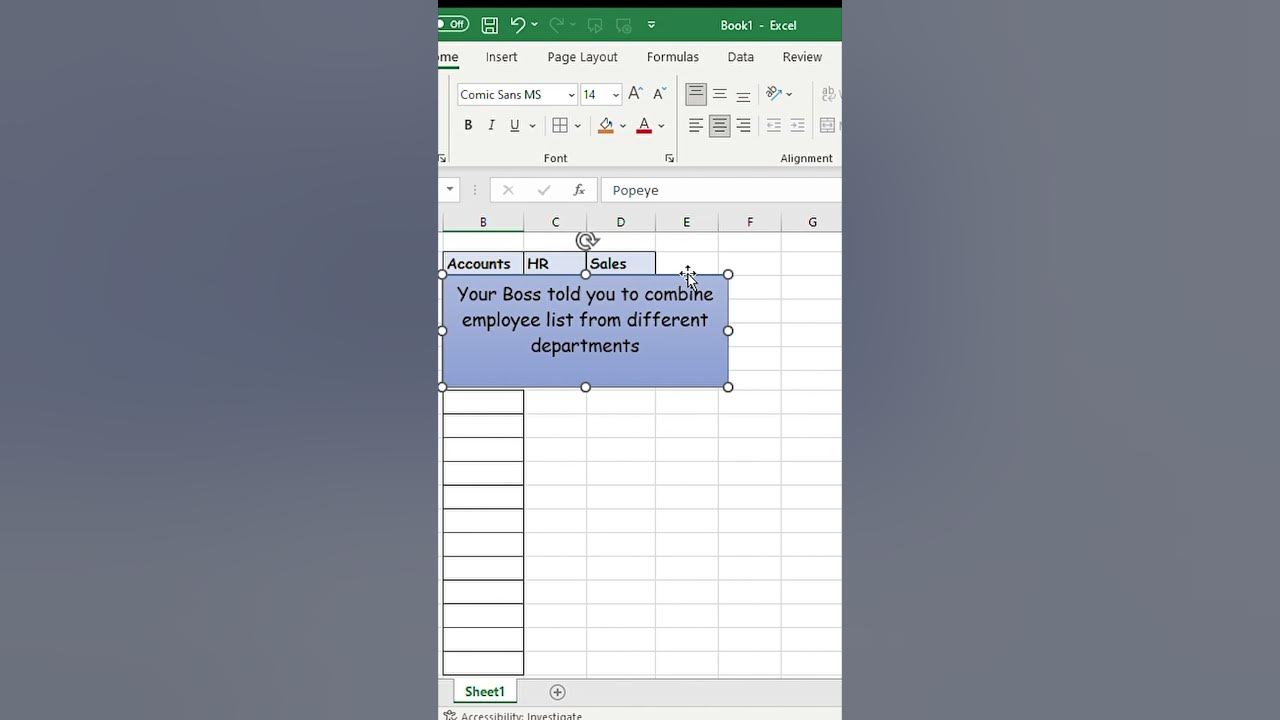 Tocol Function In Excel Youtube