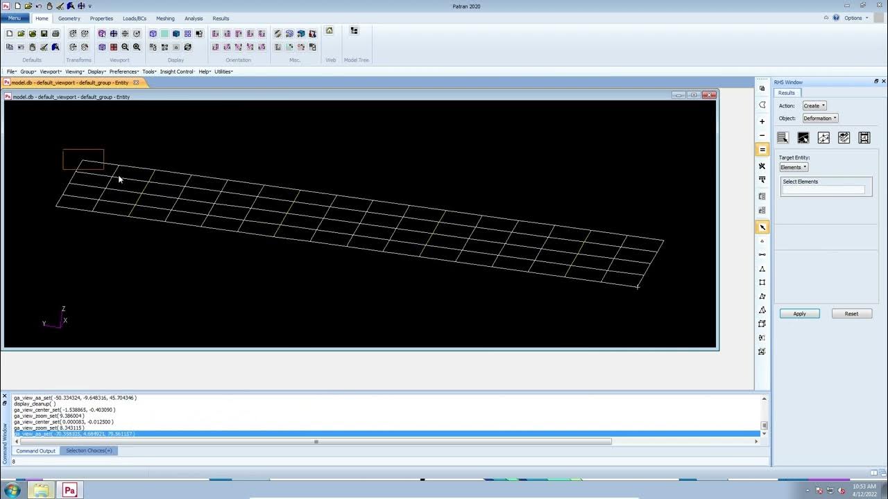 Patran - Displaying the deformations for select nodes and elements ...