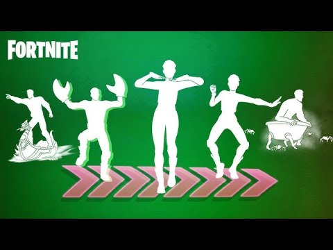 Top 15 Most Used Traversal Emotes In Fortnite! (Griddy, Imperial March ...