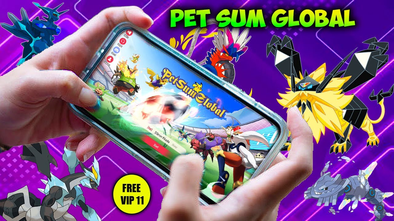 PET SUM GLOBAL || NEW POKEMON GAME || FREE VIP 11 || GIFT CODE - YouTube