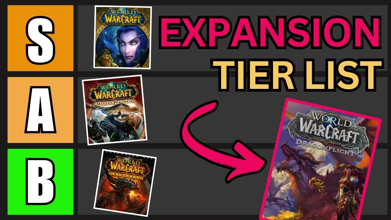 Ranking Every WoW Expansion Before The War Within – Tier List - YouTube