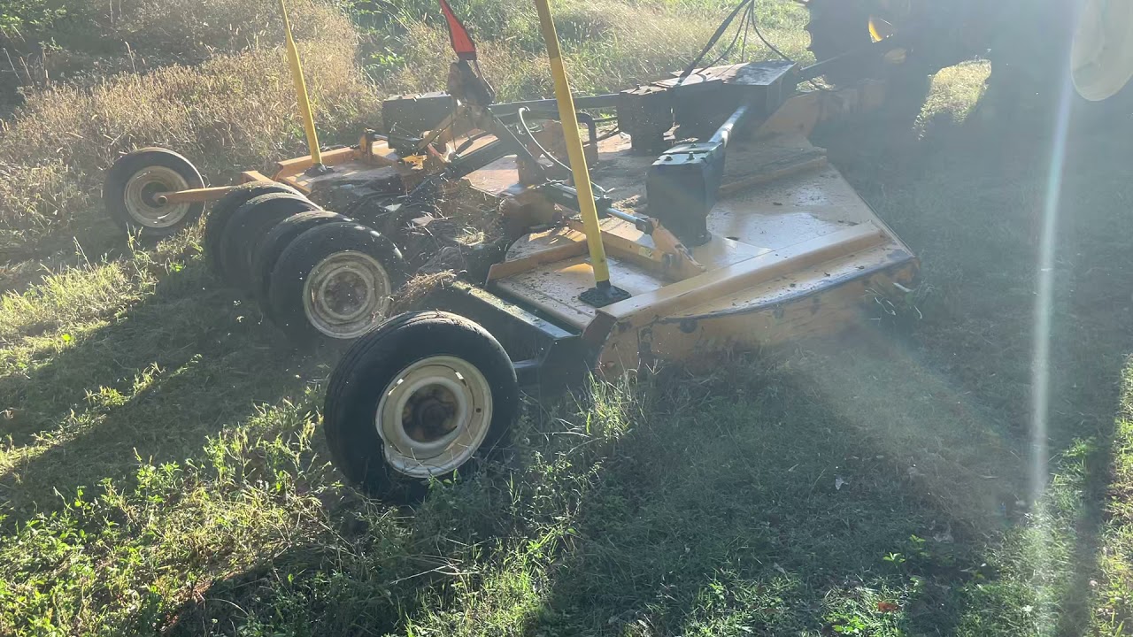 GovDeals: Batwing cutter Alamo industrial 15ft rotary mower - YouTube