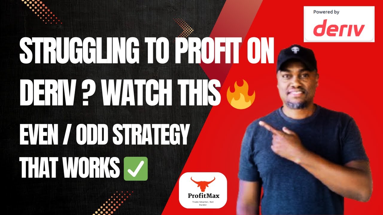 Struggling to Profit on Deriv Watch This 🔥 Even Odd Strategy That Works - YouTube