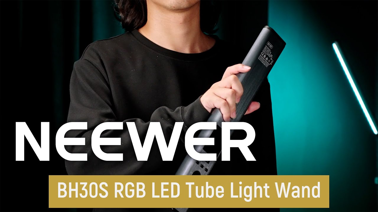Introducing the NEEWER BH30S RGB LED Tube Light Wand - YouTube