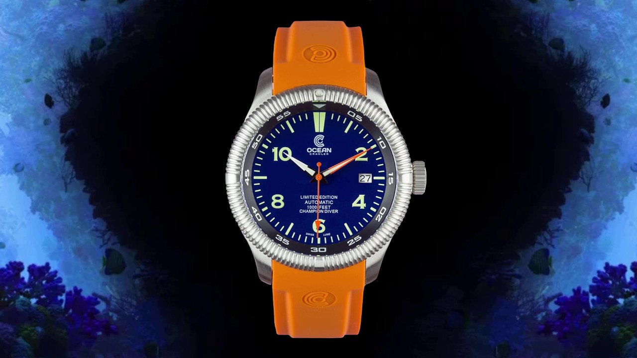 Ocean Crawler Diving Watch Coral Reef - Champion Diver Limited Edition ...