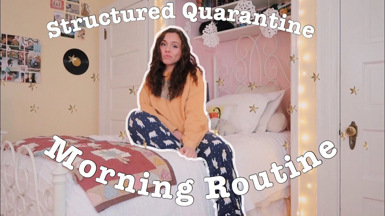 My ~Structured~ Quarantine Morning Routine! (Tips for Online School ...