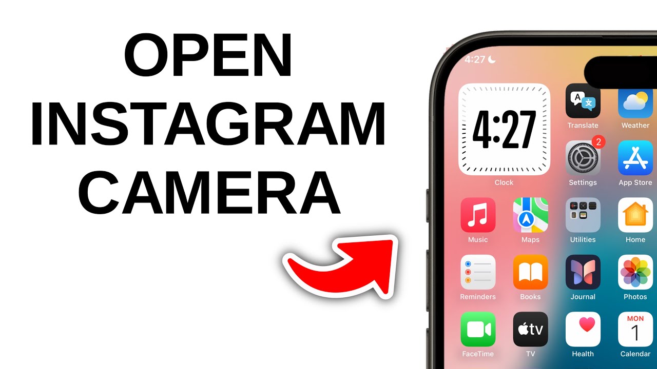 How to Open Instagram Camera With Action Button on iPhone - iOS 18 ...