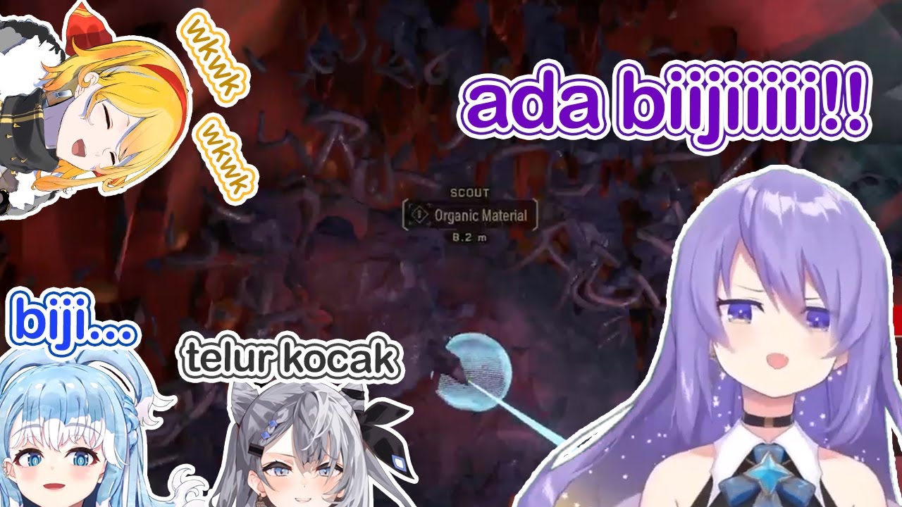 Moona salah ngartiin kata 'egg' [ Hololive ID Clips / Moona Kobo Zeta Kaela ] - YouTube