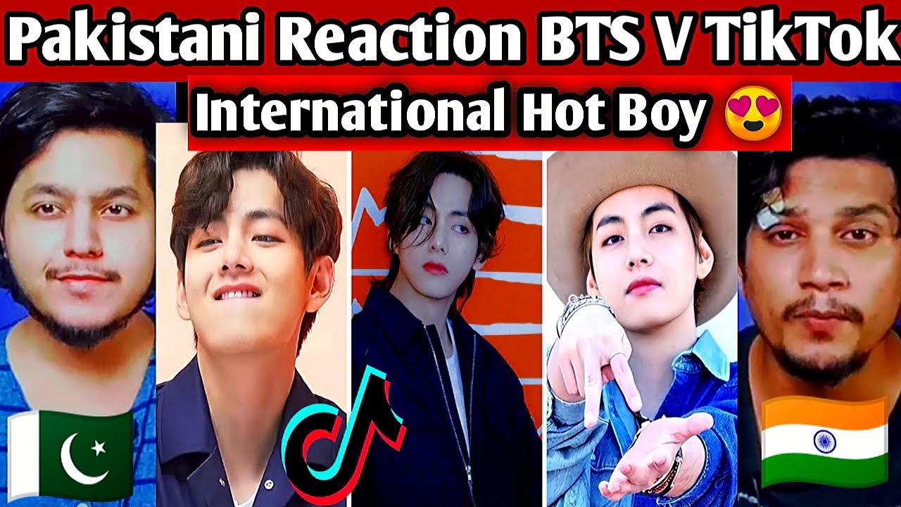 Pakistani reacts to Kim Taehyung Tiktok |💜| V BTS | BTS | Dab Reaction ...