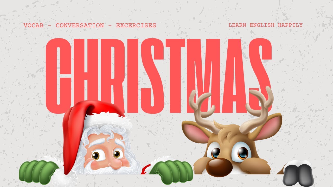 Learn Christmas Vocabulary in Minutes! 🎄 Fun Exercises & Festive ...
