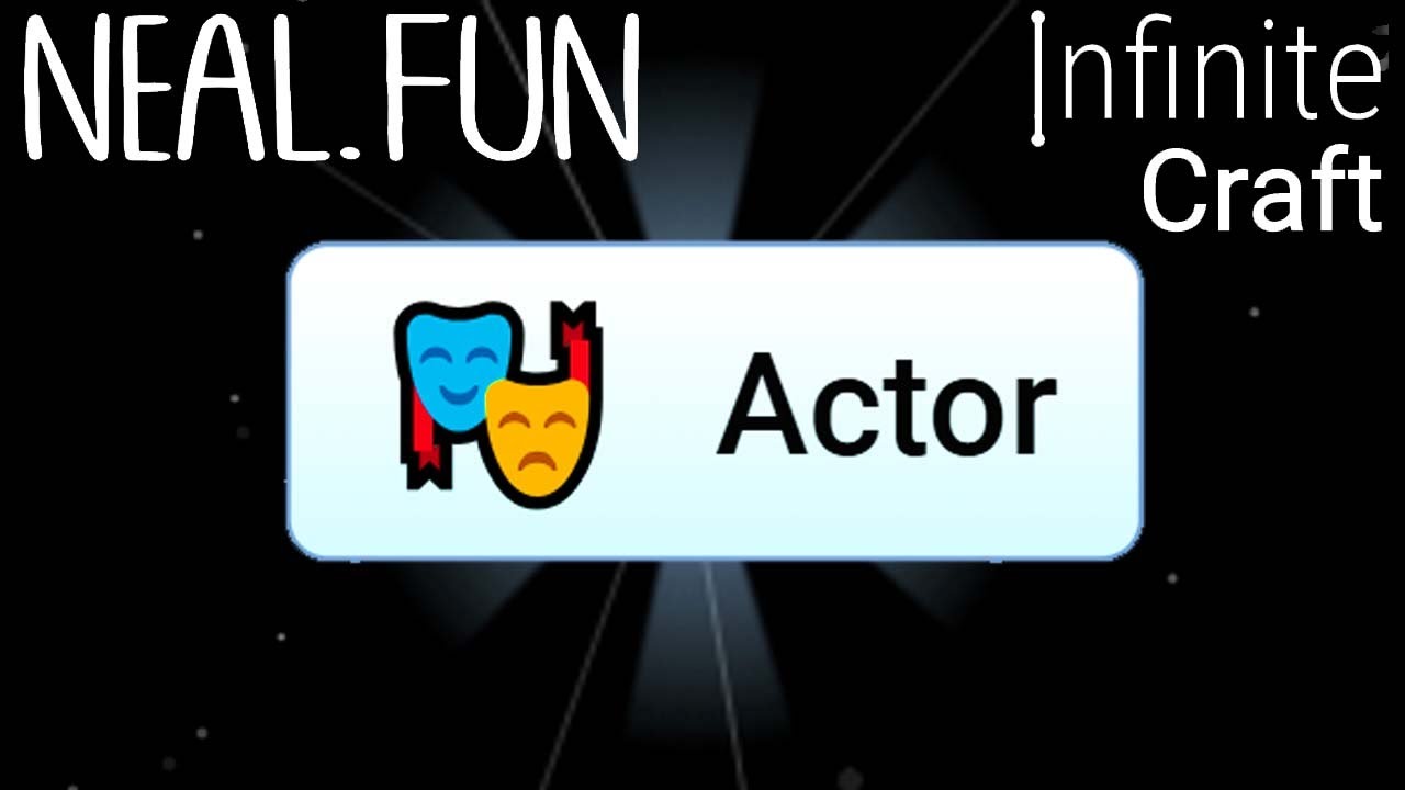 How to Make Actor in Infinite Craft | Get Actor Infinite Craft - YouTube