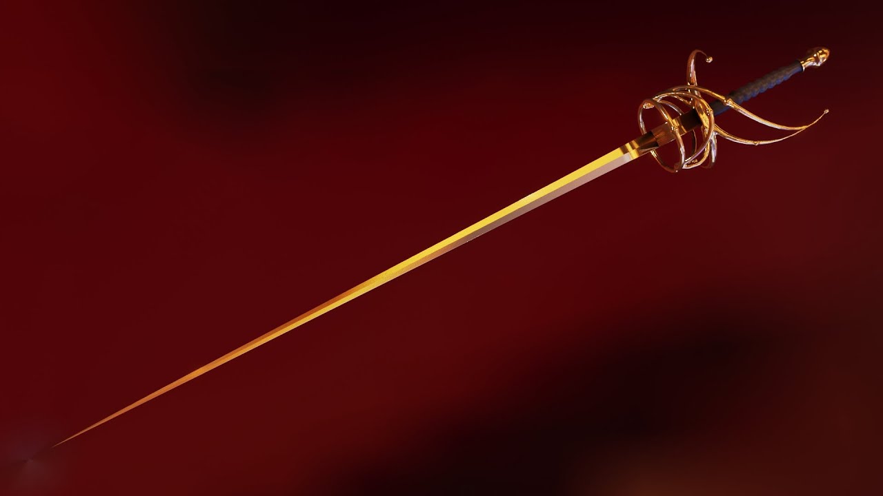 Rapier sword showcase - YouTube