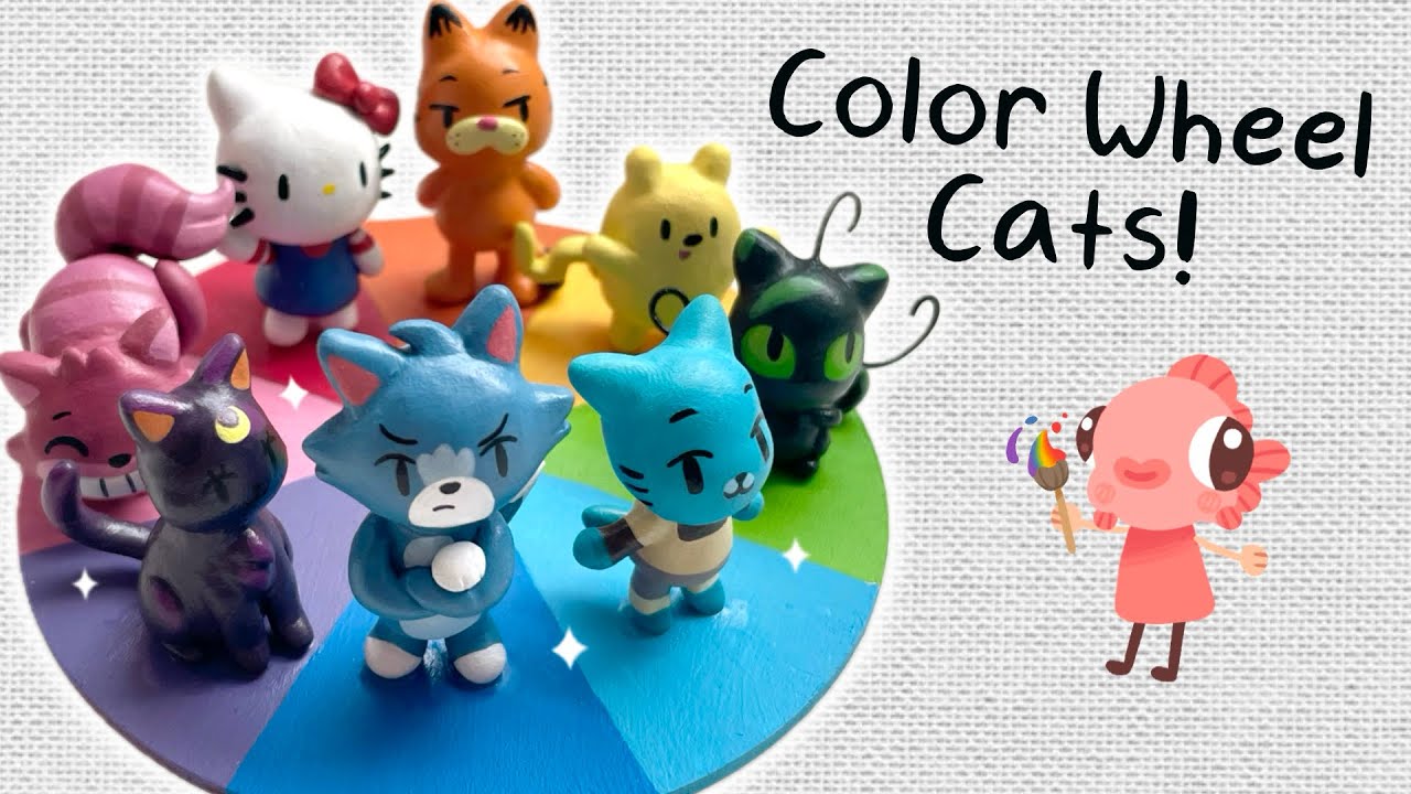 I Made a Color Wheel of Cats!! - YouTube