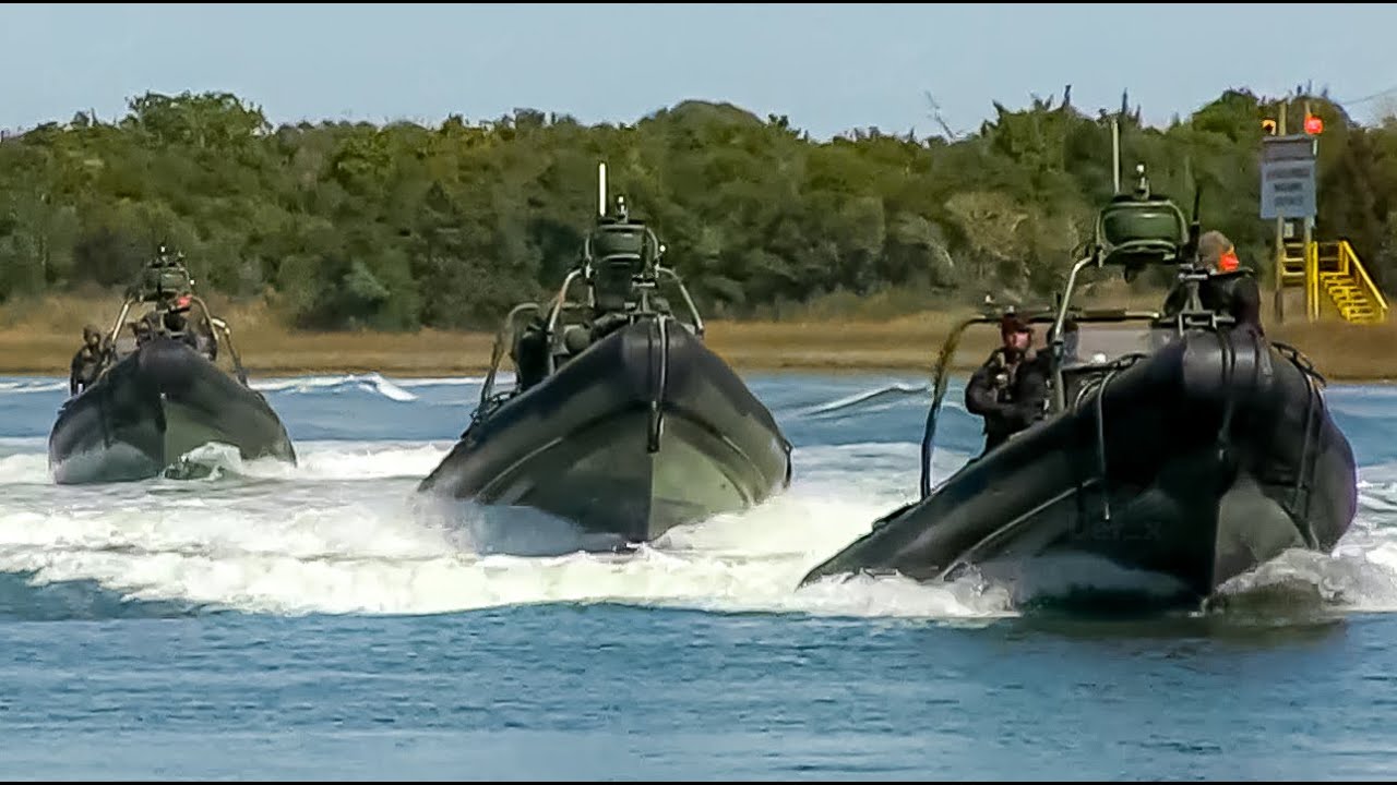 U.S. Marines • Royal Netherlands Marines Speeding Through Waters on ...
