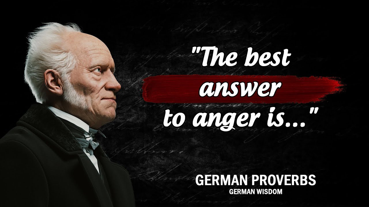 Accurate German Proverbs and Sayings, German wisdom | Life Changing ...