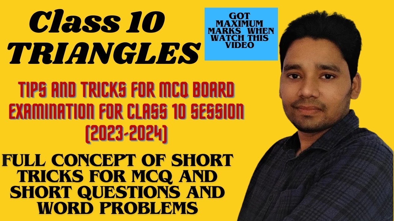 Triangle Short Tricks | All Short Tricks in 1 Video | CBSE Important ...