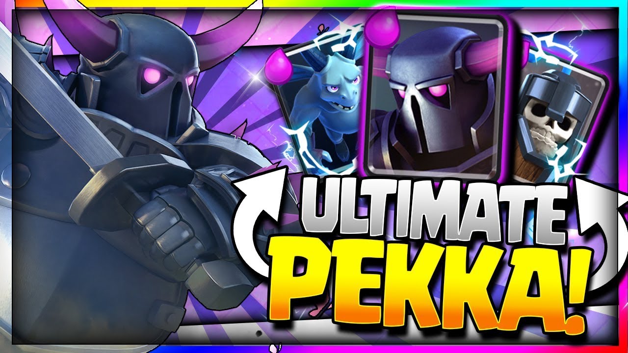 INSANE PEKKA LADDER DECK after UPDATE!! Trophy Push w/ Pekka - Clash ...