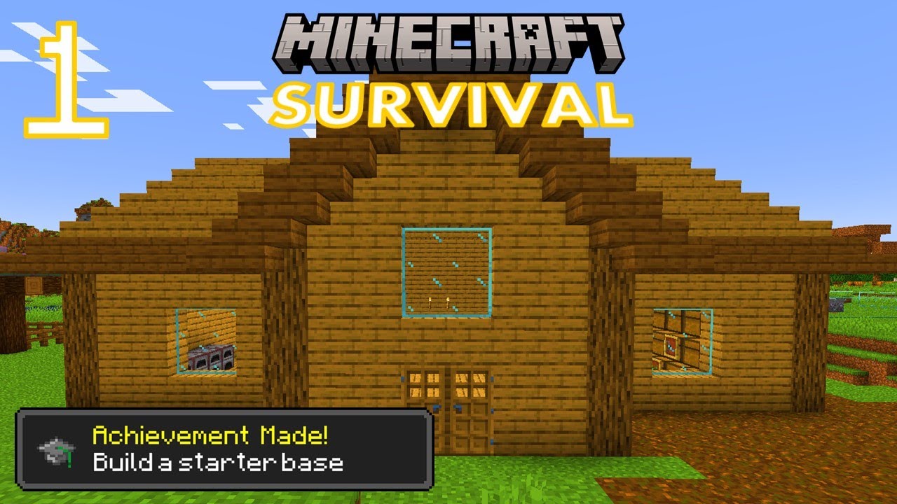 The PERFECT START To Minecraft... (Episode 1) - YouTube