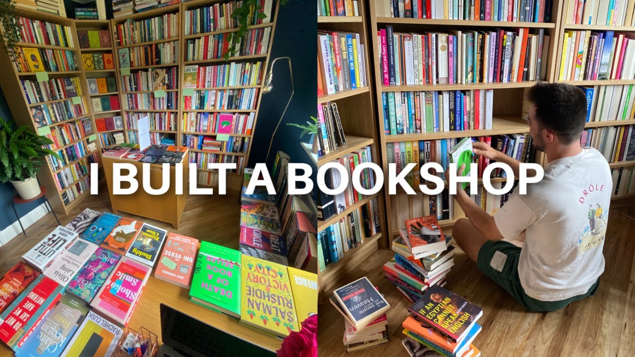 i turned my house into a bookshop - YouTube