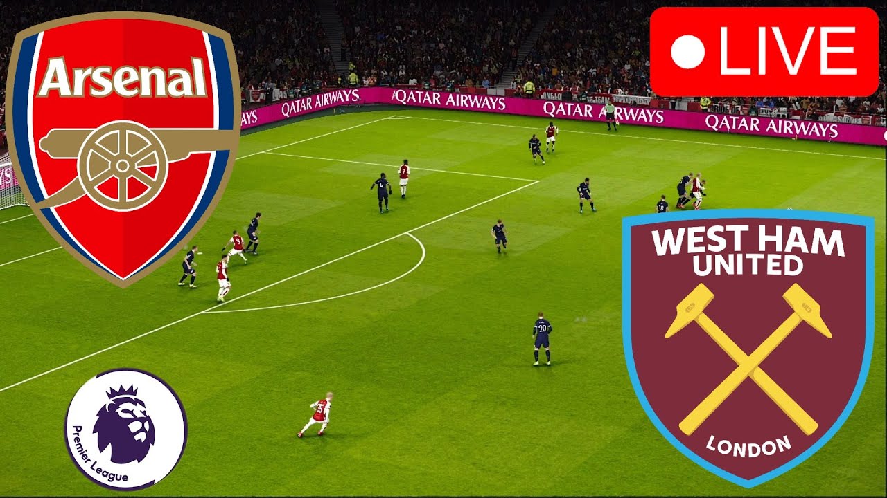 🔴Arsenal vs West Ham LIVE | Premier League 23/24 Full match of extended ...