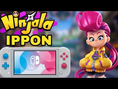 Ninjala switch lite gameplay - YouTube