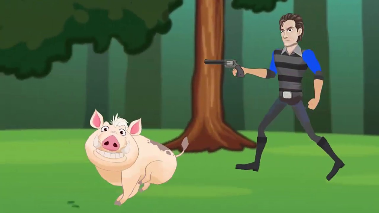 Pig and man make in Cartoon animator 4 - YouTube