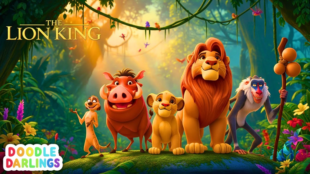 SIMBA (The Lion King) Journey Song | Nursery Rhymes & Kids Songs ...
