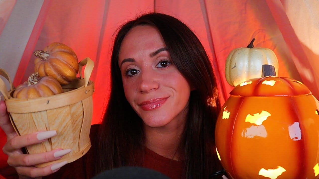 ASMR / Fall Triggers (decor haul + tapping & scratching) - YouTube