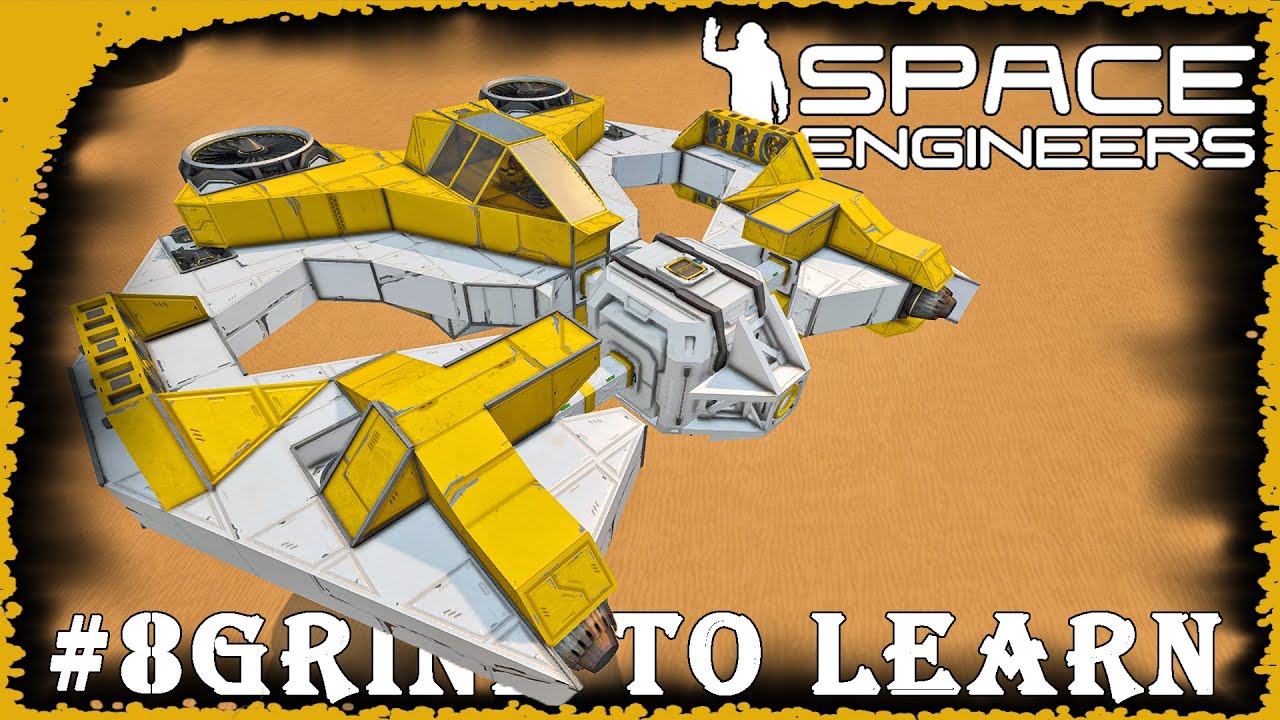 Ship Test Flight - Grind To Learn | Space Engineers Survival - YouTube