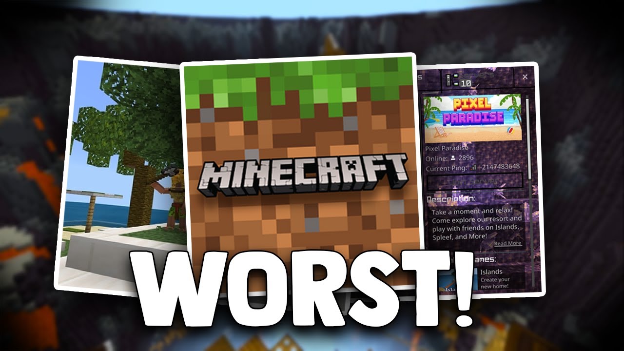 The Worst Minecraft Bedrock Server In History... - YouTube