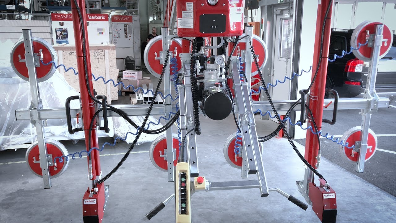 Barbaric ISO Glass Lifter IGL // 2100 kg // Glass Handling Solution ...