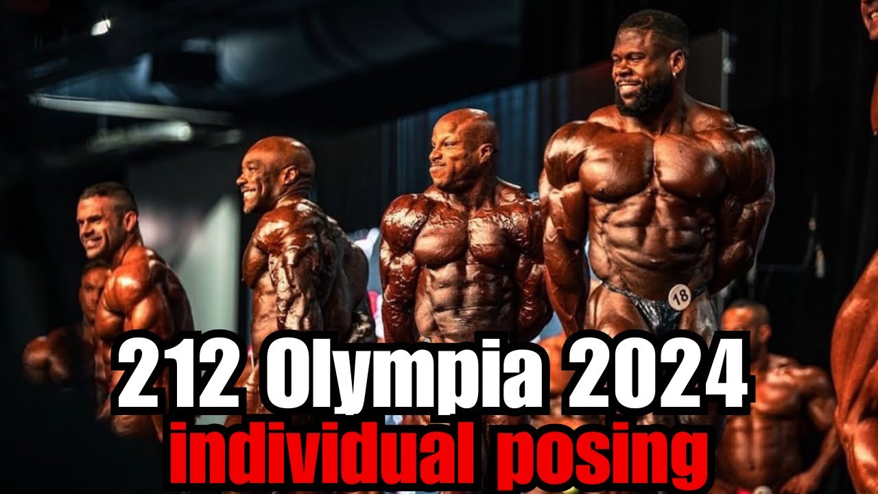 212 Open Bodybuilding Individuals Posing | Prejudging Mr Olympia 2024 ...