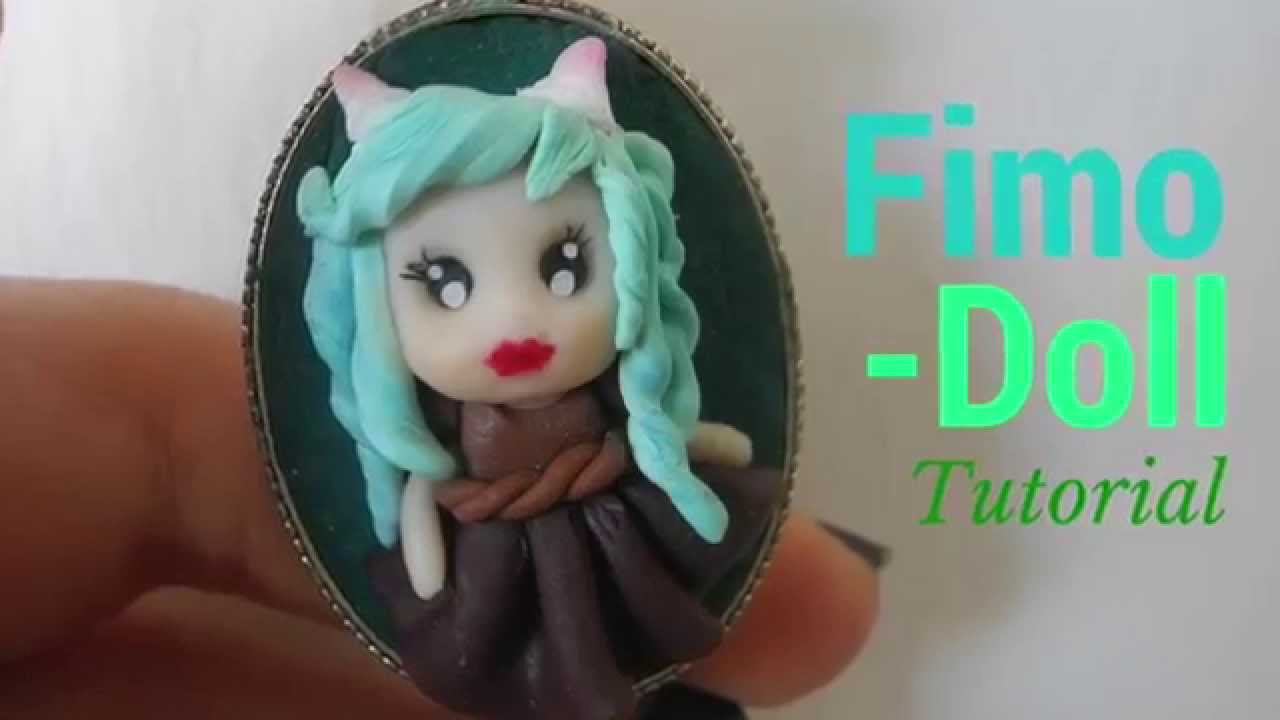 Tutorial Doll in Fimo - YouTube