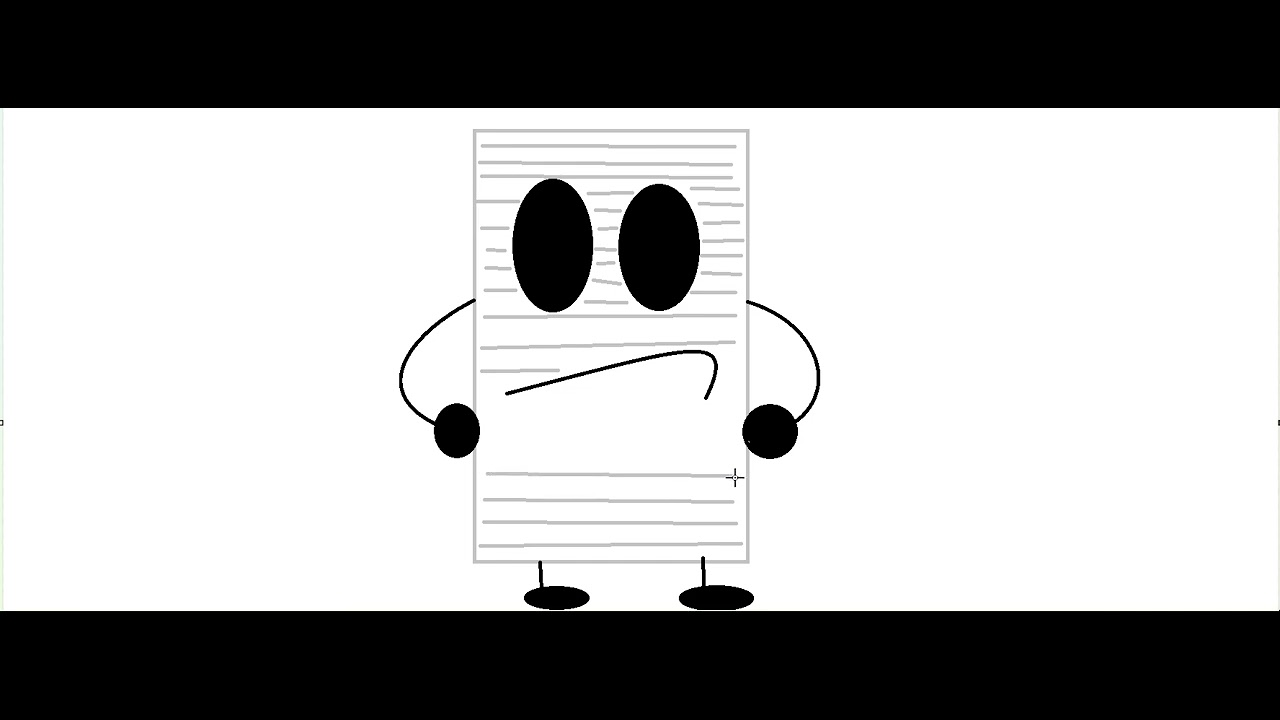 How To Draw Income Tax Return Document From BFDI On MS Paint - YouTube