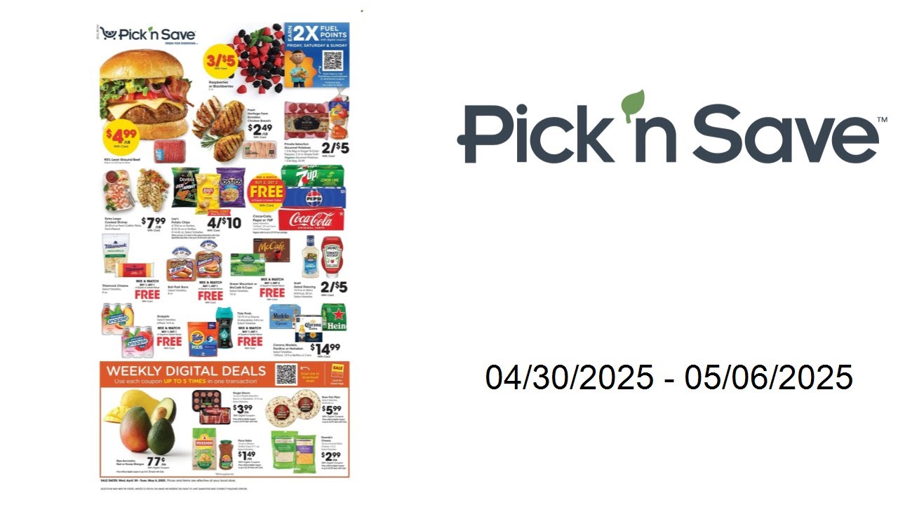 Pick 'n Save Weekly Ad - 04/30/2025 - 05/06/2025 - YouTube