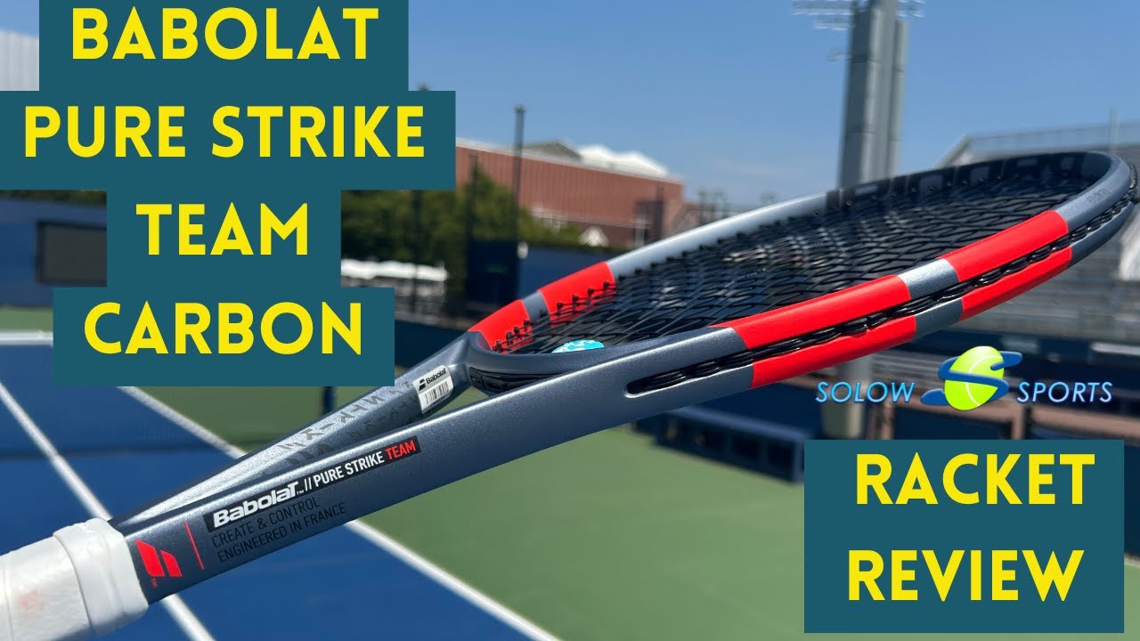 Babolat Pure Strike Team 4th Gen Carbon Tennis Racket Review - YouTube
