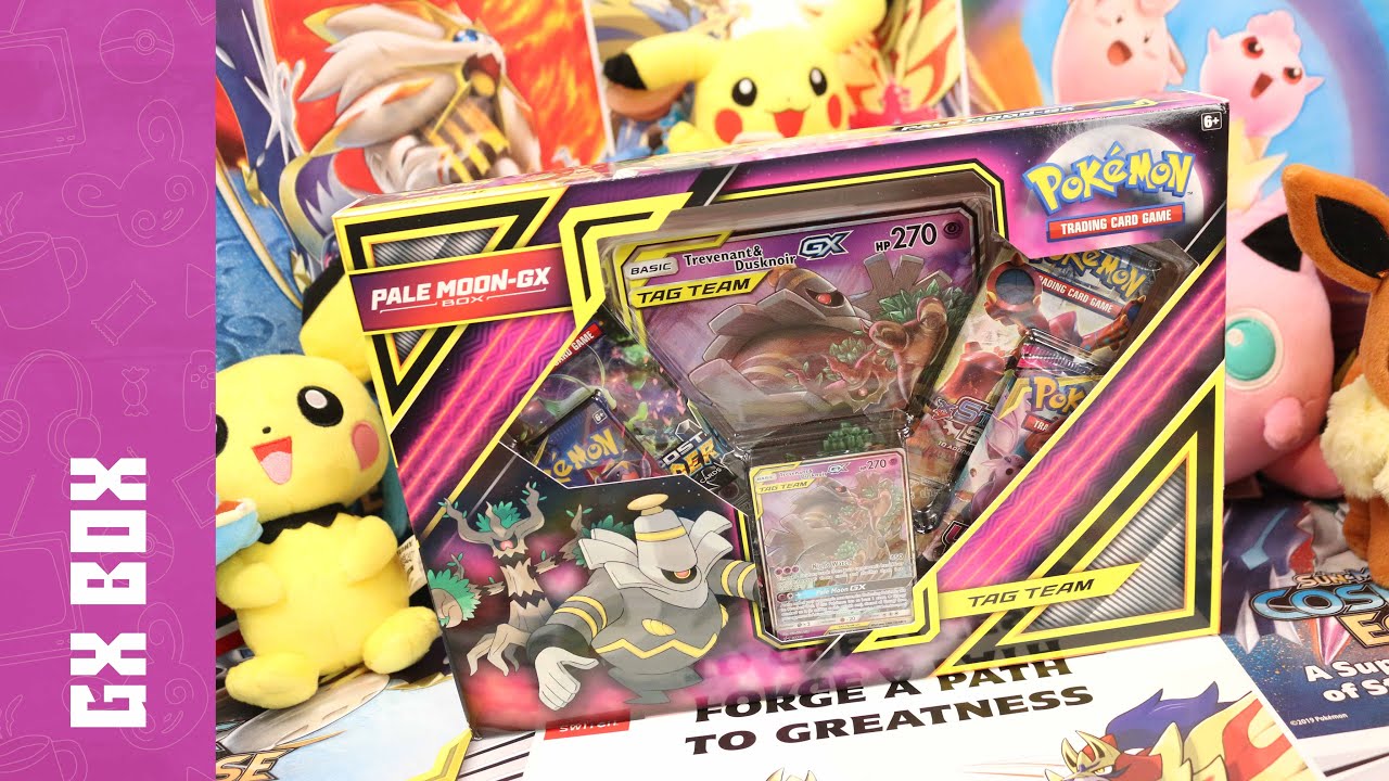 Opening a Pokémon PALE MOON GX Box! - YouTube
