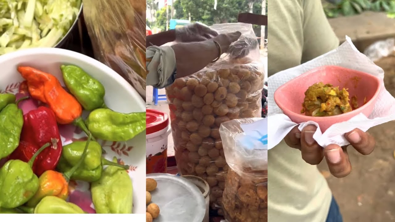 indian style pani purii. - YouTube