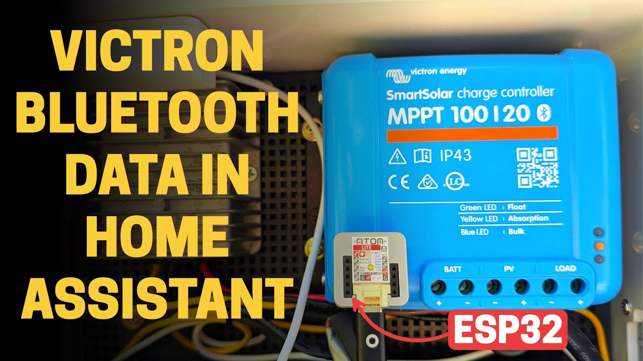 Victron Bluetooth Data in Home Assistant - YouTube