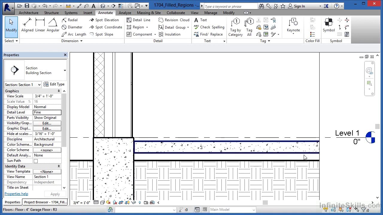 How to use Filled Regions - YouTube