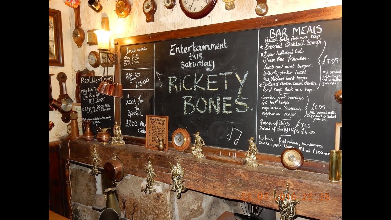 Rickety Bones - July 2016 - Blisland Inn, Bodmin, Cornwall - YouTube