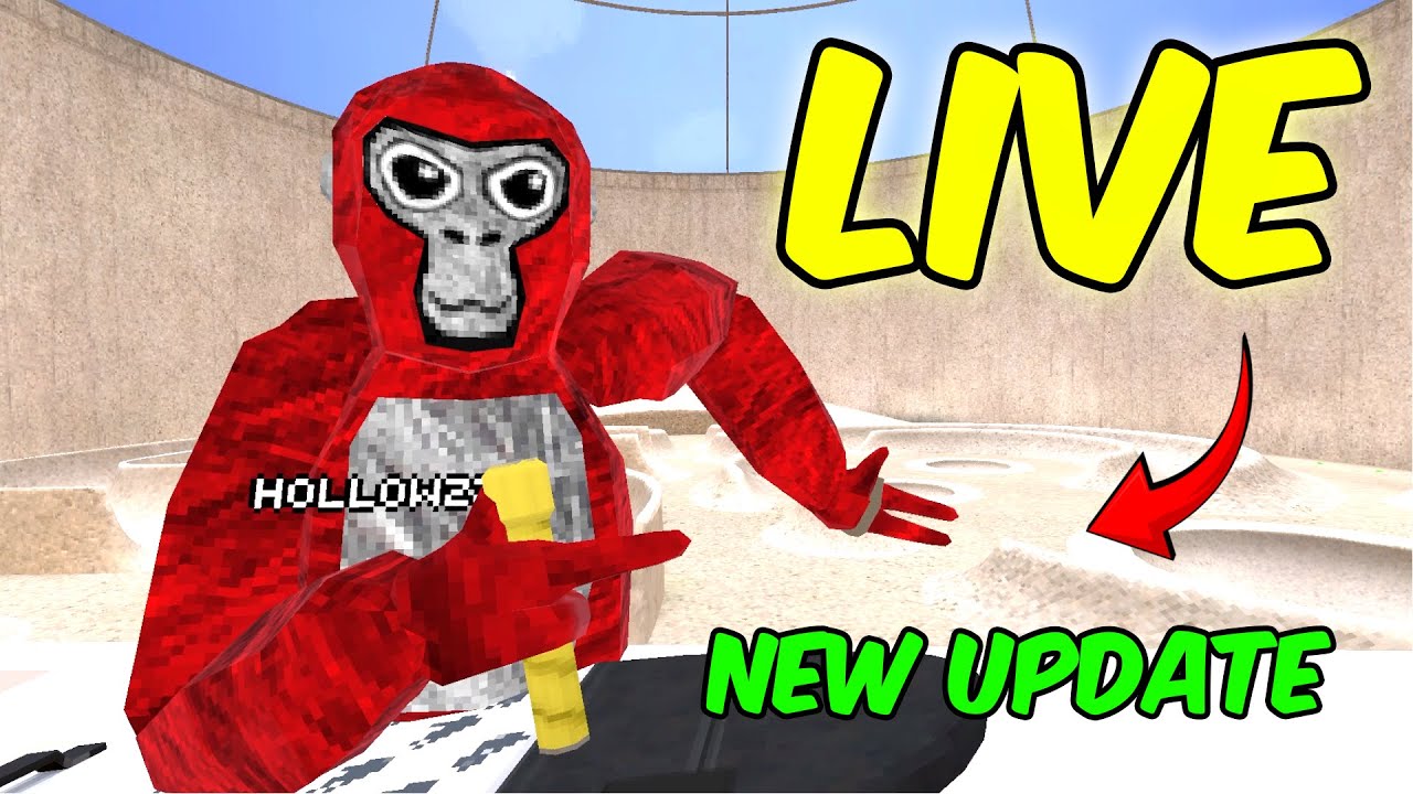 🔴NEW GORILLA TAG HOVERBOARD UPDATE! LIVE! 🔴 #gorillatag - YouTube