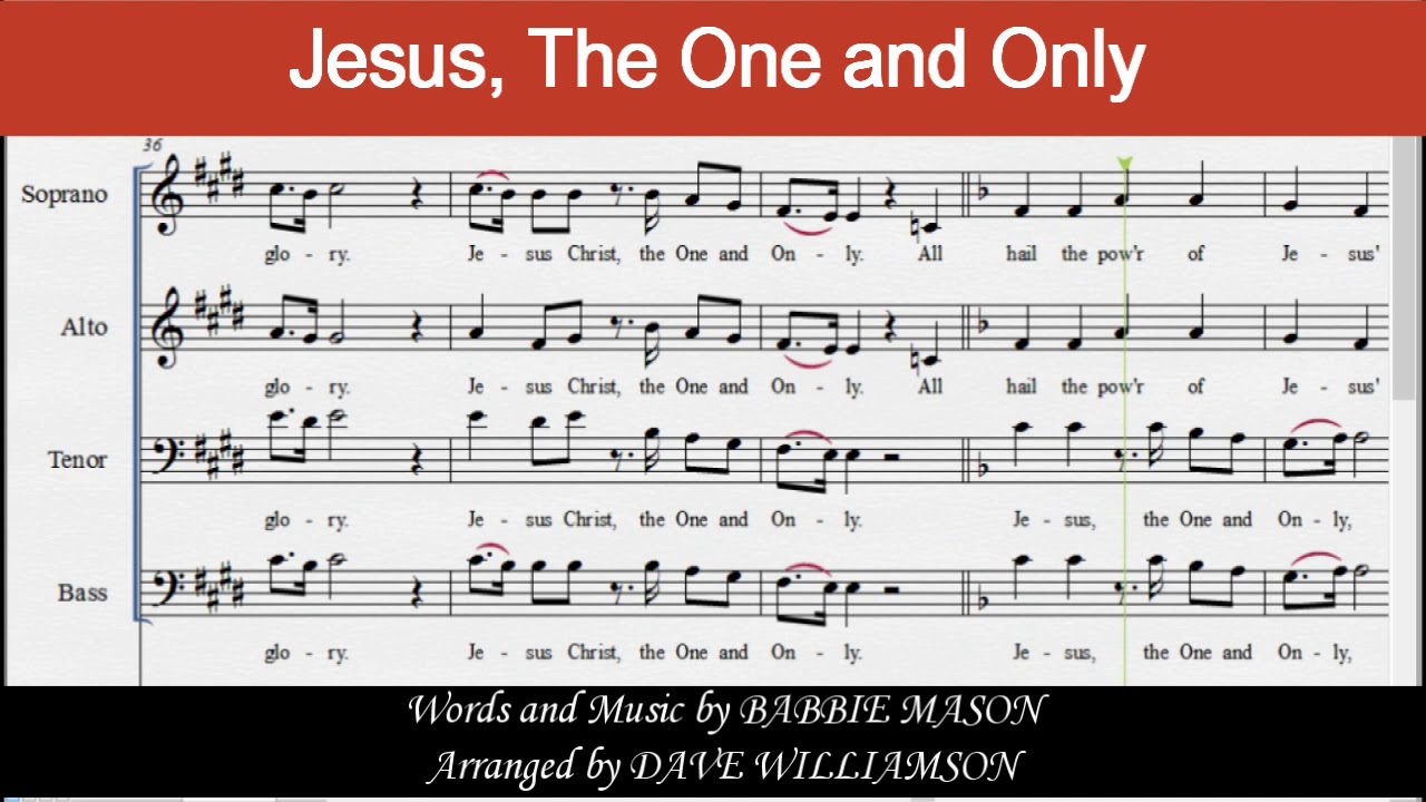 Jesus the One and Only - Piano Accompaniment - YouTube