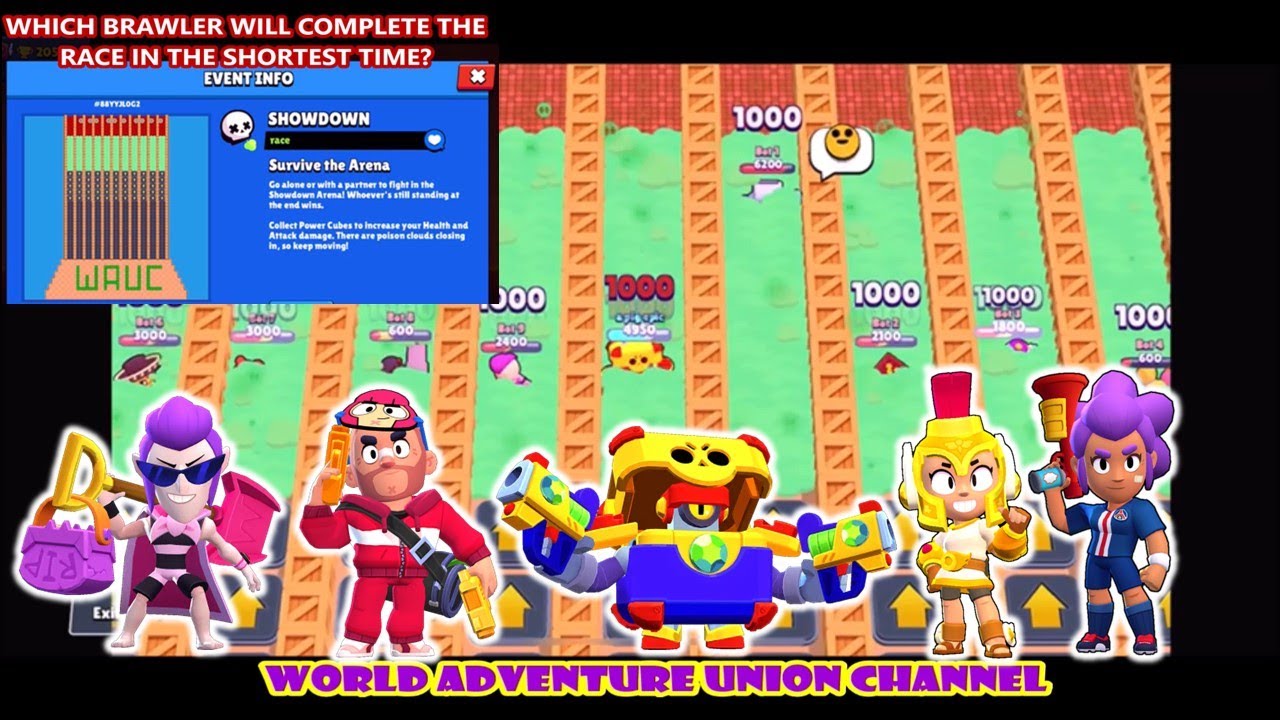 Brawl Stars Obstacle Course! Which Brawler Will Finish in the Shortest ... Brawl Stars Obstacle Course! Which Brawler Will Finish in the Shortest ...