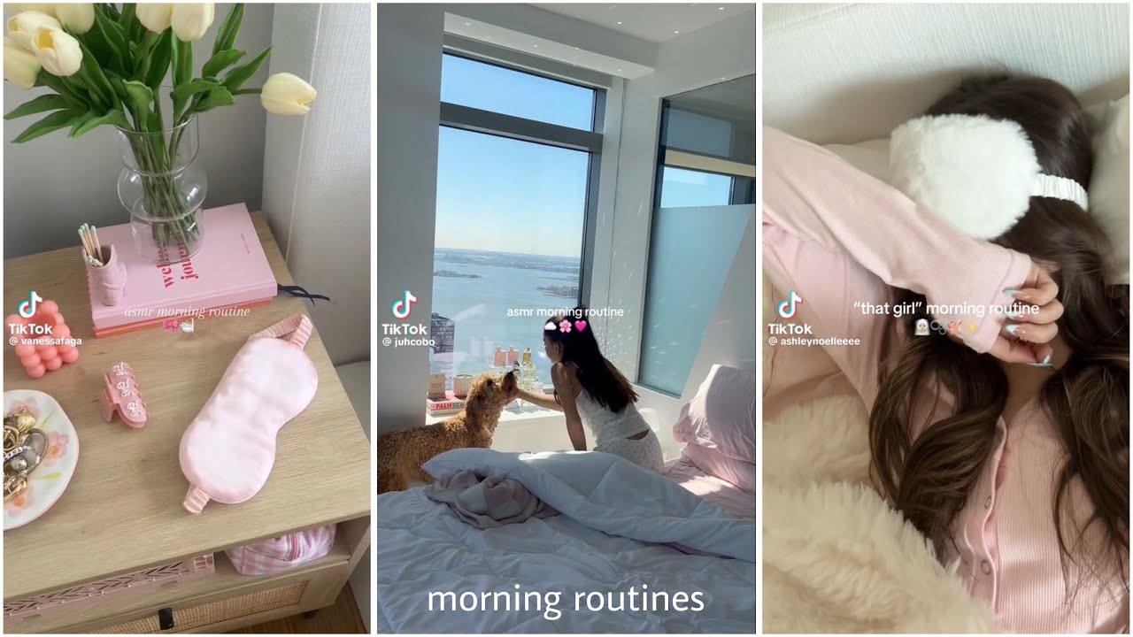 morning routine TikTok compilation| aesthetic morning routine TikTok’s ...